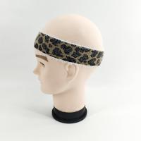 China Elastic Custom color logo and width headband with elastic grip sweat resistant for sale