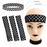 China wholesale elastic custom color logo and width boho print sports headband for sale