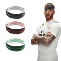 China wholesale elastic custom color logo and width men women mens sweatband black hairband sport headband for sale
