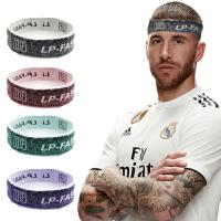 China wholesale elastic custom color logo and width elastic running gym yoga sweat fitness headband for sale
