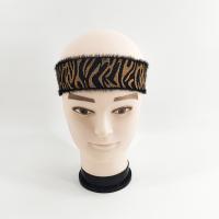China wholesale elastic custom color logo and width custom embroidery yoga sport terry cloth headband for sale