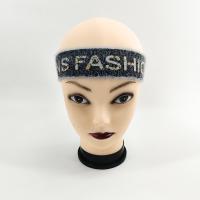 China wholesale elastic custom color logo and width woven wavy watersport sweater thin sports headband for sale