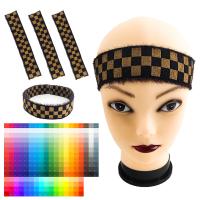 China Elastic Custom cheap color logo and width cotton hair sport woman female sports headband headbands for sale