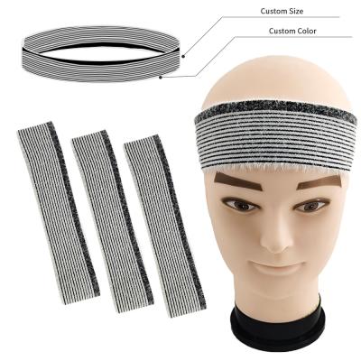 China wholesale elastic custom color logo and width sports headband antiperspirant headband for sale