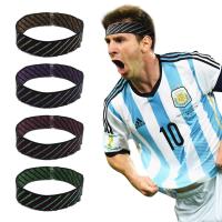 China wholesale elastic custom color logo and width sweatbands set sports basketball headband for sale