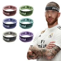 China wholesale elastic custom color logo and width promotion sports headband wholesale athletic solid for sale