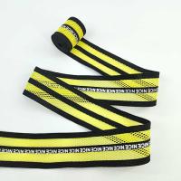China Jacquard Factory Soft Waist Woven Custom Logo Underwear Waistband Durable Yellow Elastic Band for sale