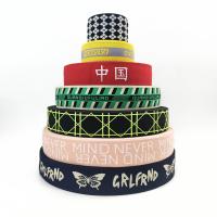 China Jacquard Factory Soft Waist Woven Custom Logo Underwear Waistband Durable Yellow Elastic Band for sale