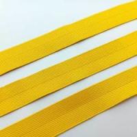 China Jacquard Factory Soft Waist Woven Custom Logo Underwear Waistband Durable Yellow Elastic Band for sale