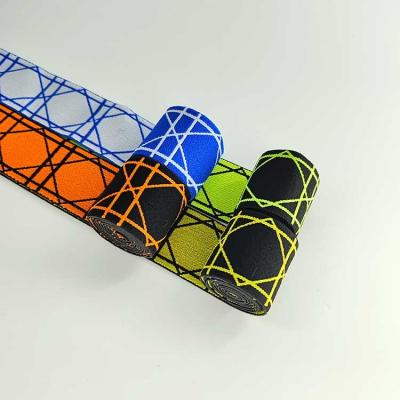 China Wholesale Price Custom Pattern Jacquard Web Band Elastic Soft Wristband Wristband for sale