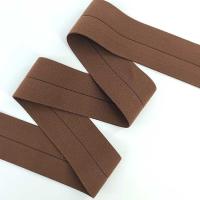 China Customized Fold Over Web Band Adjustable Waistband Elastic Bands for Clothes for sale