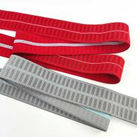 China 3.8 cm Customized Elastic Web Band Good Tenacity Jacquard Elastic Webbing for Garment for sale