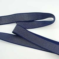 China Yarn-dyed Polyester Woven Elastic Decoration Stretchy Webbing Elastic Webbing for Clothes for sale
