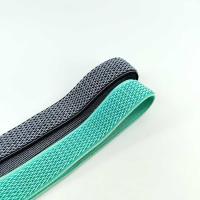 China Narrow elastic band knitted mm yarn-dyed elastic band black white plush elastic band for sale