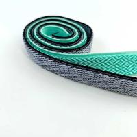 China Narrow elastic band knitted mm yarn-dyed elastic band black white plush elastic band for sale