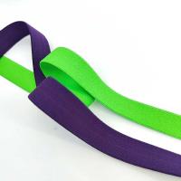 China 1 Inch Custom Fancy Jacquard Polyester Yarn-dyed Elastic Webbing Waistband lining Yards Leash Elastic Hair Band for sale