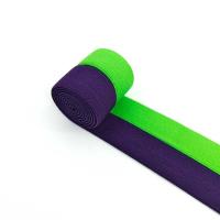 China 1 Inch Custom Fancy Jacquard Polyester Yarn-dyed Elastic Webbing Waistband lining Yards Leash Elastic Hair Band for sale