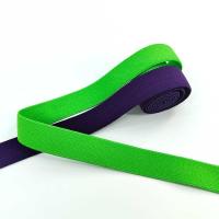 China 1 Inch Custom Fancy Jacquard Polyester Yarn-dyed Elastic Webbing Waistband lining Yards Leash Elastic Hair Band for sale