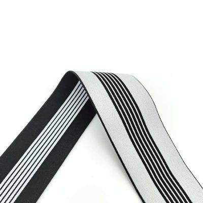 China Rich Size Verified Factory New Design Elastic Band Resistance Waistband Elastic Webbing for Clothes for sale