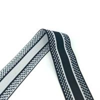 China Factory Direct Supply Fancy Stretchable Polyester Elastic Band Yarn-dyed Elastic Band for Clothes for sale
