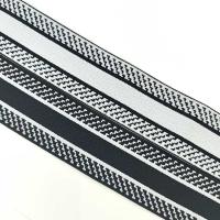 China Factory Direct Supply Fancy Stretchable Polyester Elastic Band Yarn-dyed Elastic Band for Clothes for sale
