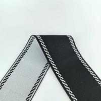 China Wholesale Price Custom Fancy Pattern Design Elastic Webbing Jacquard Elastic Bands for sale