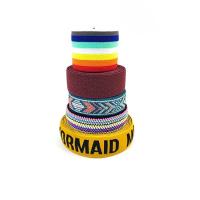 China Custom elastic band wholesale width 10 mm elastic band designer elastic bands with own pattern for sale