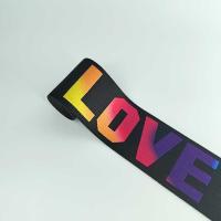 China Custom elastic band wholesale width 10 mm elastic band designer elastic bands with own pattern for sale