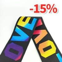 China Custom elastic band wholesale width 10 mm elastic band designer elastic bands with own pattern for sale