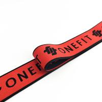 China Free sample manufacturer custom width and logo long band elastic for sale