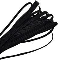 China Free sample manufacturer custom width 12mm black & white woven elastic band for sale