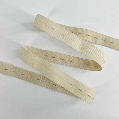 China Free sample manufacturer custom white elastic band flat polyester 8mm for sale