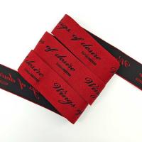 China Customized Stretch Lace Trim Wholesale Elasticated Ribbon Patterned Elastic Ribbon for sale
