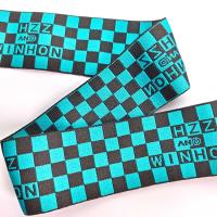 China Custom Label Elastic Band Resistance Elastic Webbing Stretchable Elastic Band for Garments for sale