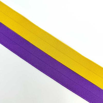 China Woven Elastic Band Comfortable Narrow Nylon Edge Tape Elastic Sublimated Elastic Band for sale