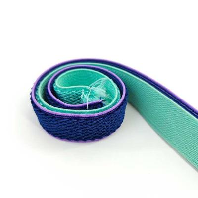 China China factory New Design Jacquard Elastic Webbing Elastic Waistband Custom Stripe Webbing Elastic Woven Band for sale