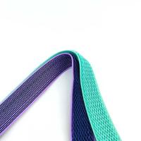 China China factory New Design Jacquard Elastic Webbing Elastic Waistband Custom Stripe Webbing Elastic Woven Band for sale