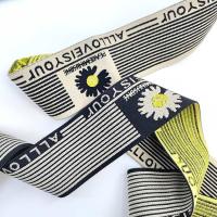 China Webbing Free Design Jacquard Webbing Strap Elastic Sewing Webbing Two Tone Jacquard Elastic Band for sale