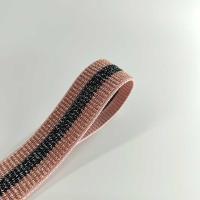 China Stretch Edge Band Elastic Knitted Ribbon Color Elastic Bands for Garments for sale