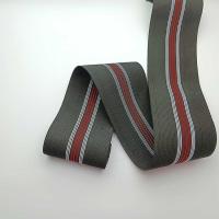 China Custom size colorful factory wholesale jacquard glitter elastic band for clothing for sale