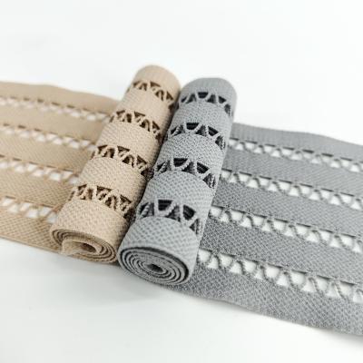 China Adjustable elastic stripe band breathable stretchy band elastic web band for wigs making for sale