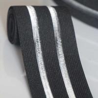 China Webbing free design custom spandex webbing material transparent mesh fish silk elastic wide waistband for sale