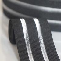 China Webbing free design custom spandex webbing material transparent mesh fish silk elastic wide waistband for sale