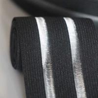 China Webbing free design custom spandex webbing material transparent mesh fish silk elastic wide waistband for sale