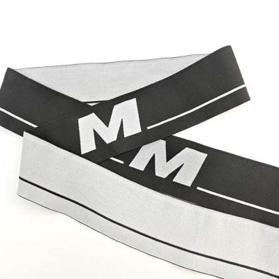 China Interpolor Printing Jacquard  Nylon Elastic Belt Elastic Webbing for sale