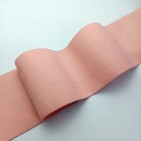 China Fast Delivery Wide Elastic Band Yarn-dyed Elastic Webbing Pink Elastic Webbing for Clothing for sale