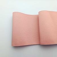 China Fast Delivery Wide Elastic Band Yarn-dyed Elastic Webbing Pink Elastic Webbing for Clothing for sale