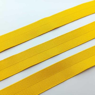 China Well Knitted High Elasticity Colored Yarn Woven Elastic Bands for Clothing for sale