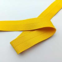 China Well Knitted High Elasticity Colored Yarn Woven Elastic Bands for Clothing for sale