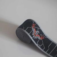 China High Grade Preferable Pricing Elastic Band Custom Colorful Private Pattern Jacquard Elastic Web Band for Clothing for sale